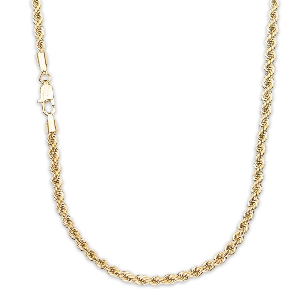 254 Luxe Link Rope Chain - 14K Gold, 4mm – LOOPE COLLECTIVE 254 Luxe Link Rope Chain - 14K Gold, 4mm – LOOPE COLLECTIVE